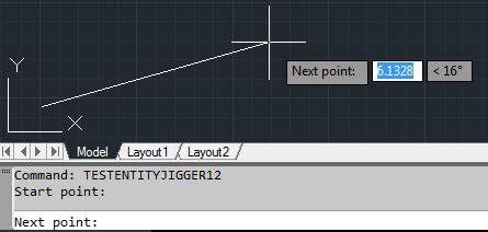 AutoCAD NET EntityJig Jig Line By Start And End Points