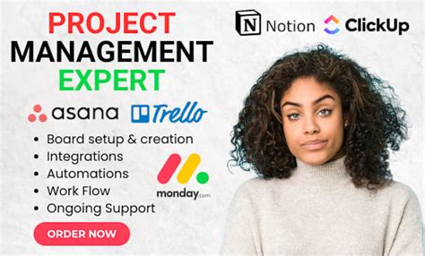 setup monday asana trello clickup notion airtable crm for project