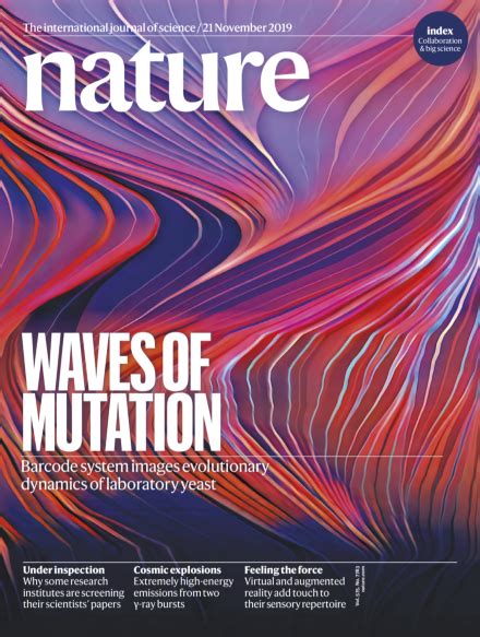 Volume 575 Issue 7783 21 November 2019