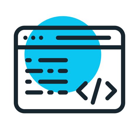 Programming Generic Color Lineal Color Icon