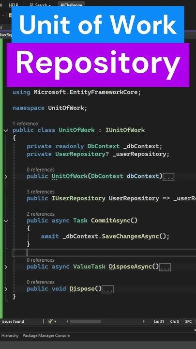 Entity Framework Unit Of Work Repository Pattern Entityframework