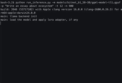 Microsoft Unveils Bit Open Source Language Model Bitnet Cpp Running