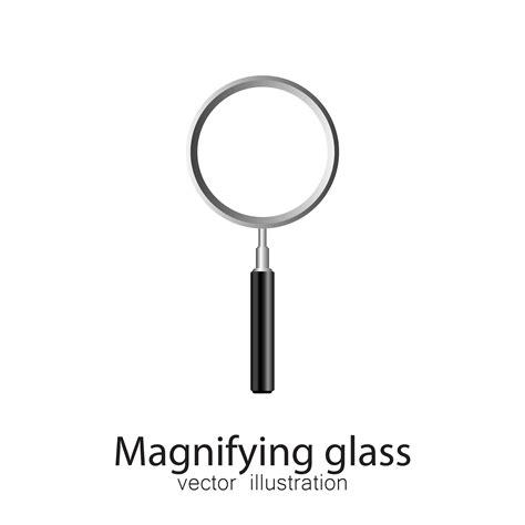 Magnifying Glass Isolated 1263931 Vector Art At Vecteezy