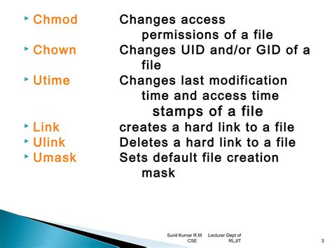 Unix File Apis Ppt