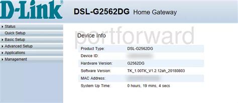 Simple D Link DSL G2562DG Router Port Forwarding