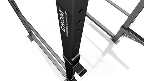 Grom Free Standing Power Rack With Spotter Arms Grom Fitness Uk
