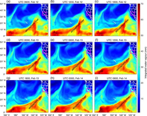 Integrated Water Vapour Iwv Images Derived From The European Centre Download Scientific