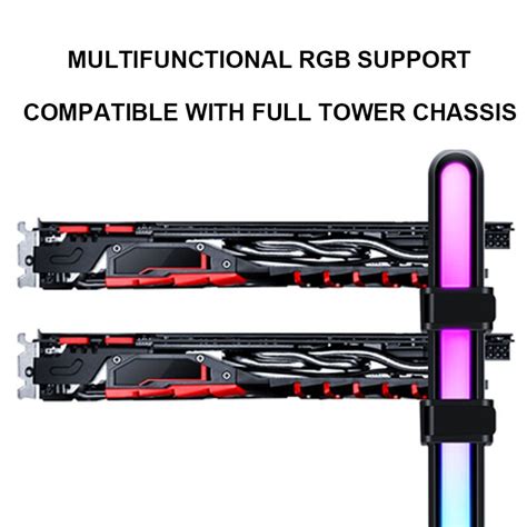Argb Graphics Card Bracket Vertical Gpu Holder Stand 12v5v Asus
