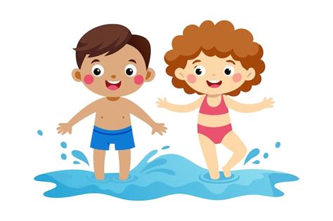 2 페이지 무료로 다운로드 가능한 물놀이 벡터 And 일러스트