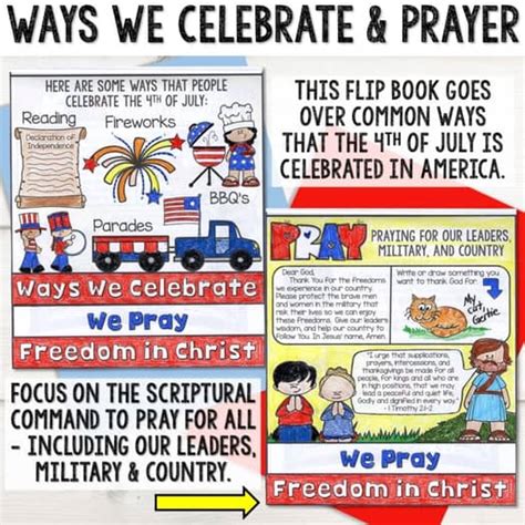 4th Of July Independence Day Craft For Patriotic Christian Bible Sunday