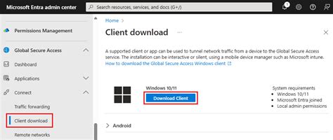 适用于 windows 的全局安全访问客户端发行说明 global secure access microsoft learn