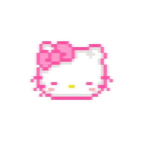 Pixel 😽 ~ Hello Kitty Pink Hello Kitty Hello Kitty Art
