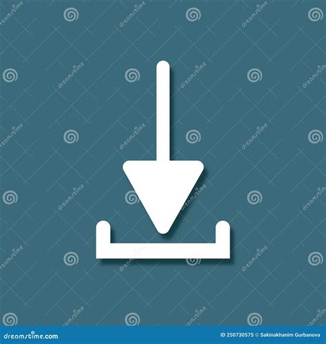 Download Icon Install Symbol Modern Simple Flat Illustration For Web