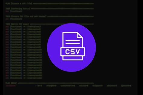 How To Create A Csv File In Ansible