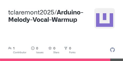 GitHub Tclaremont2025 Arduino Melody Vocal Warmup
