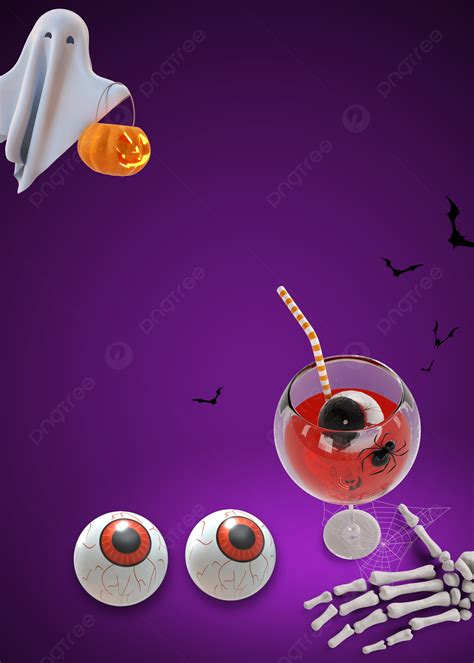 할 로 윈 공포 유령 안구 3d 배경 배경 화면 및 일러스트 무료 다운로드 Pngtree