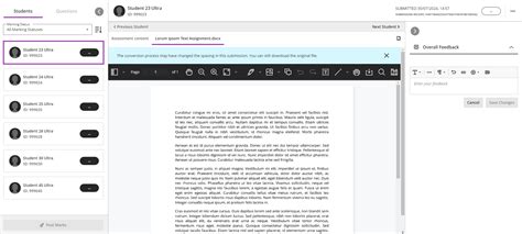 Marking A Blackboard Assignment Technology Enhanced Learning Support