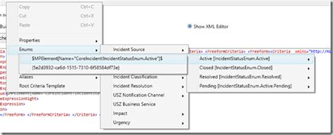 Enumeration Value In Xml Criteria Scsm All For Administration And