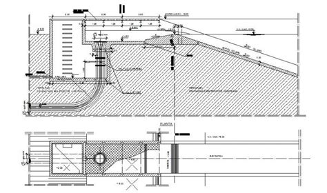 Drainage Details 2d View Construction Sanitary Blocks Drawings Autocad File