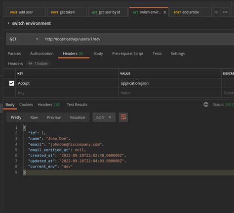 Laravel Having Two Or More Sets Of Tables You Can Switch Between As