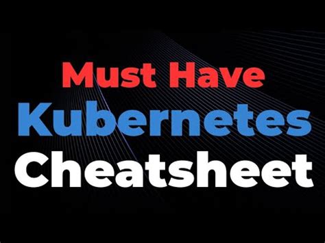 Kubernetes Cheat Sheet For DevOps QuadExcel Com