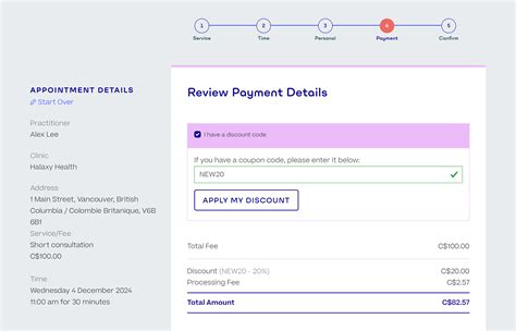 create and manage discount codes halaxy help guide canada