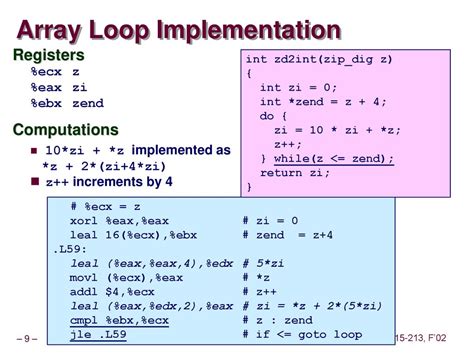 Machine Level Programming Iv Structured Data Sept 19 Ppt Download
