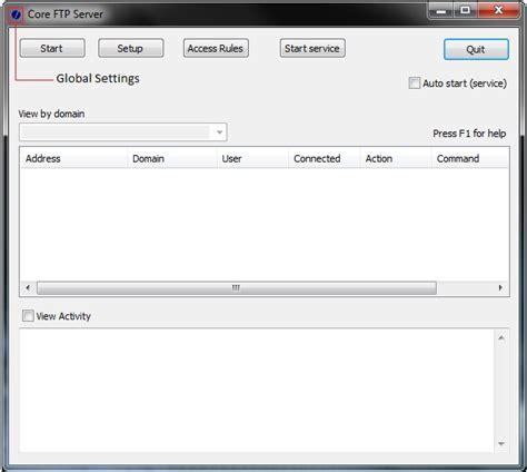 Server Global Settings