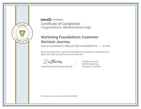 Abhishek Kumar Singh On Linkedin Certificate Of Completion
