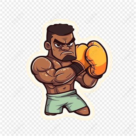 만화 권투 벡터상표 Png 일러스트 무료 다운로드 Lovepik