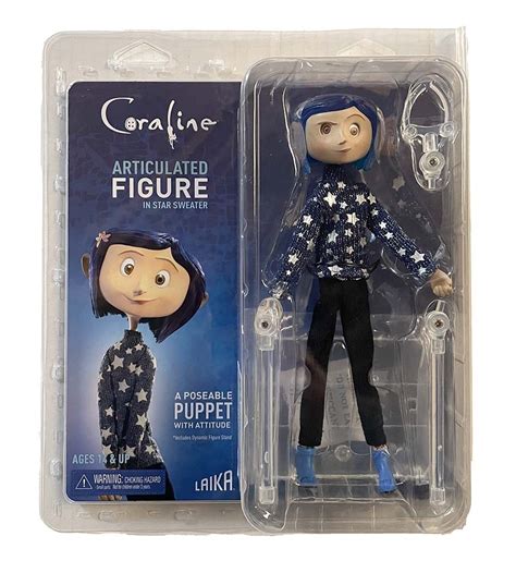 Coraline Articulated Doll In Star Sweater Visiontoys