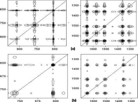 A Synchronous 2d Correlation Spectrum Of The Molecule In The Ranges