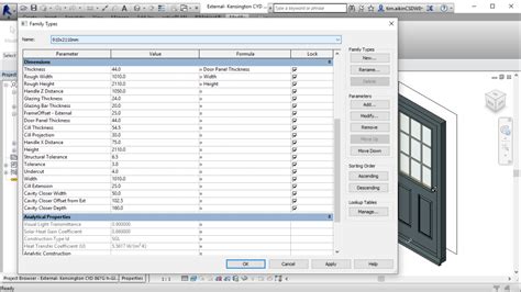 aim how we create cobie from revit families