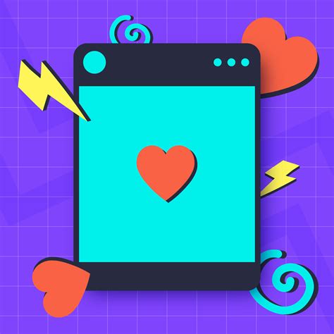 Social Media Post Interface In Retro Design Style Social Media Feed Mock Up 14845022 Vector