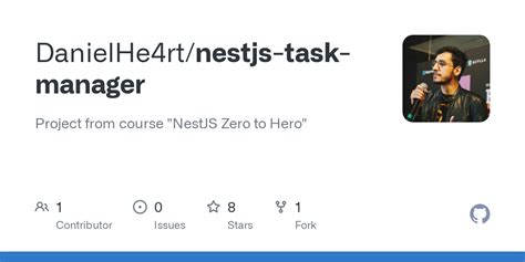 Github Danielhe4rtnestjs Task Manager Project From Course Nestjs