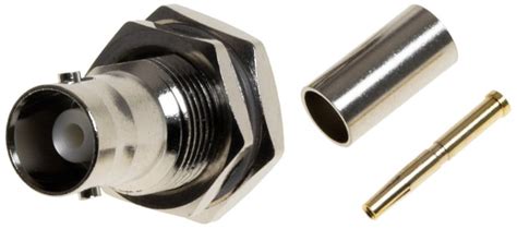 BNC Crimp Bulkhead Chassis Socket RG Wiltronics
