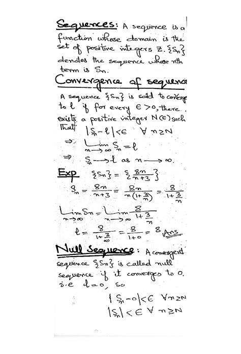 solution sequence convergence of sequence monotonic sequence an