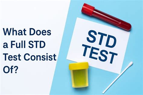 What Does A Full Std Test Consist Of Sahara West