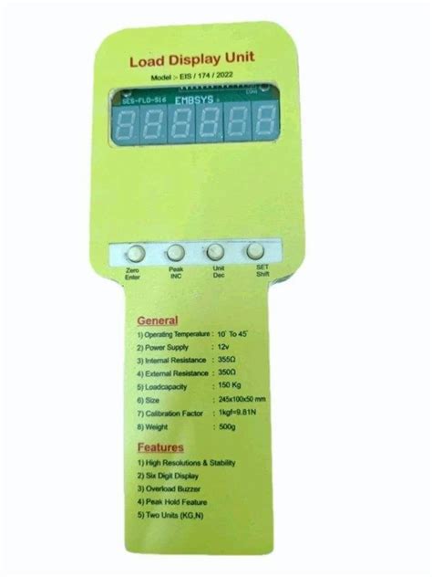 Load Cell Display Unit At Piece In Noida ID