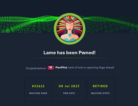 Abhishek Kumar Singh On Linkedin Lame Hack The Box Pwned Level Easy