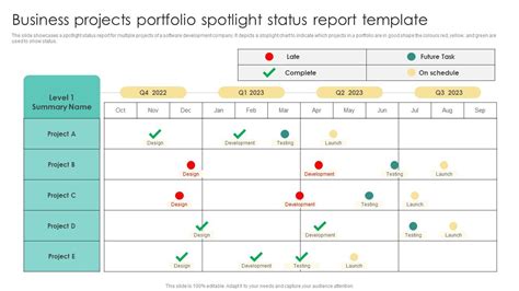 Multiple Project Status Report Template Top 10 Multiple Project Status