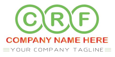 Premium Vector Crf Letter Logo Design