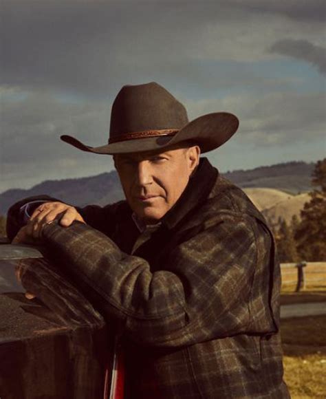 Kevin Costner Yellowstone Tv Series John Dutton Plaid Jacket