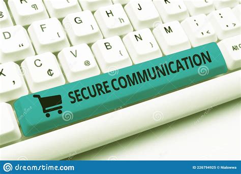 Conceptual Display Secure Communication Internet Concept Preventing Unauthorized Interceptors