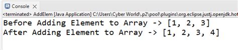 How To Add An Element To An Array In Java