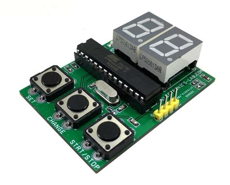 Arduino Compatible 2 Digit 7 Segment Display Board For Timercounter