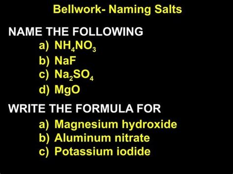 writing chemical formulas pptx