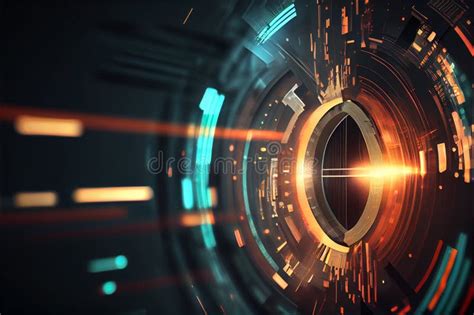 Digital Data Flow On Road With Motion Blur To Create Vision Of Fast Speed Transfer Concept Of