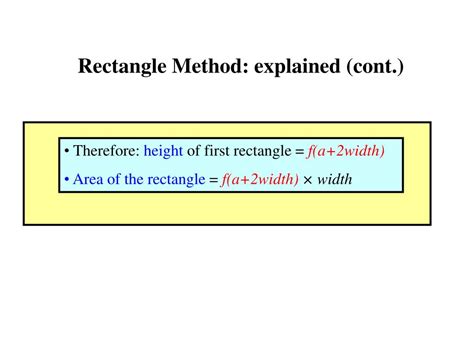 ppt the rectangle method powerpoint presentation free download id