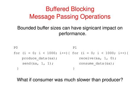 Ppt The Building Blocks Send And Receive Operations Powerpoint Presentation Id1009411